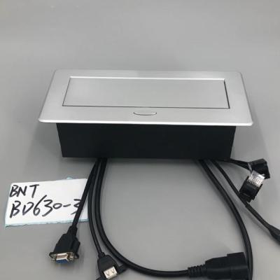 China BNT Supply Pop Up Type Desktop Power Socket with Pre Wired Cables For Office Furniture for sale