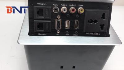 China Multimedia data power socket for table hidden design tabletop pop up socket for sale