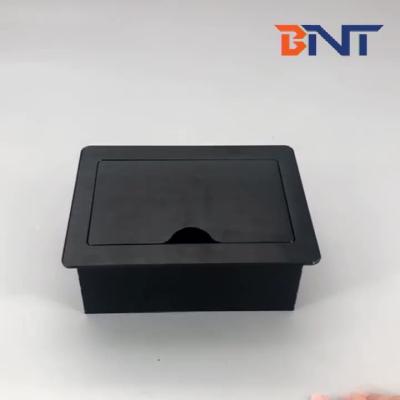 China Asia Popular Worktop Flip Up Hidden Box/ Floor Cable Cubby/Tabletop Power Outlet Socket with Cables for sale