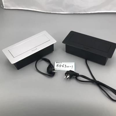 China US power pop up electrical table socket outlet with dual usb charger for sale