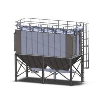 China Bag Filter for Cement Tanks 230 m3 4600 m3 Filter Area and 1200 Pa Negative Pressure for sale