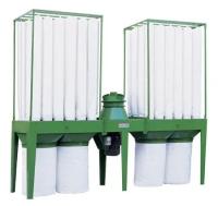 China Large Industrial Woodworking Bag Filter Dust Collector with 1200 Pa Negative Pressure for sale