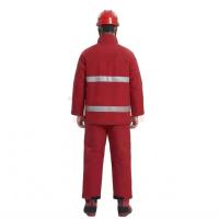 China Split Type Water Blasting Safety Suit Reflective Strips Power Washing Suit Anti Tear for sale