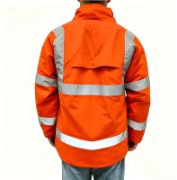 China Stain Resistant Protective Work Clothes Waterproof Water Jetting Safety Suit With Two Piece Design for sale