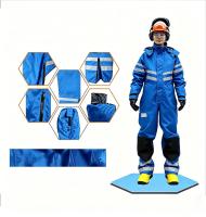 China High Pressure Protective Work Clothes Impact Resistant Working Overalls With Adjustable Hood for sale