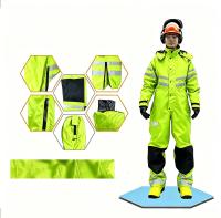 China 1000 Bar Water Jetting Safety Suit Impact Resistant Work Suits Overall Breathable for sale