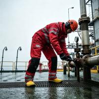 China Adjustable Pressure Washer Suit Fire Proof Marine Safety Clothing Abrasion Resistant for sale
