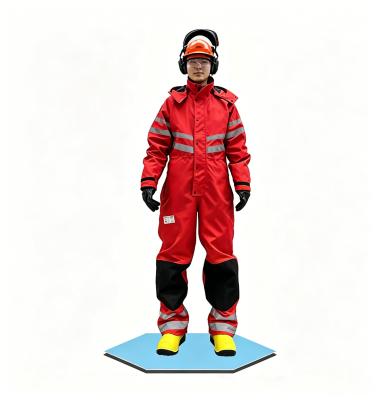 China Adjustable Pressure Washer Suit Fire Proof Marine Safety Clothing Abrasion Resistant for sale
