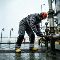 China Shipyard Heavy Duty Work Coveralls High Pressure Jetting Protective Clothing Overalls Customized for sale