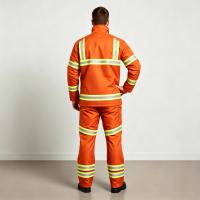 China High Visibility Pressure Washing Protective Clothing Reinforced Water Blasting Safety Suits Durable for sale