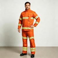 China High Visibility Pressure Washing Protective Clothing Reinforced Water Blasting Safety Suits Durable for sale