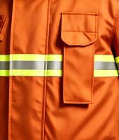 China High Visibility Pressure Washing Protective Clothing Reinforced Water Blasting Safety Suits Durable for sale