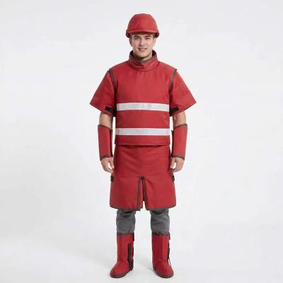 China Breathable Mesh Lining Hydro Jetting Suit High Visibility Waterproof Work Clothing Adjustable for sale
