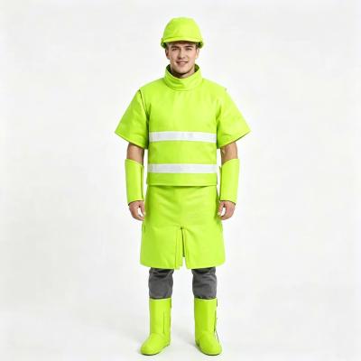 China Reflective Ship Coverall Three Layer Waterproof Coverall Suit Breathable for sale