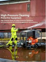 China Adjustable Cleaning Protective Clothing Marine Waterproof Clothing For Pressure Washing for sale