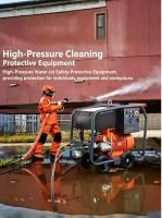 China High Strength Pressure Washing Protective Clothing Adjustable Protective Safety Clothing Waterproof for sale