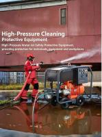 China 800Bar Pressure Washing Suits Split Type High Visibility Safety Clothing Waterproof for sale