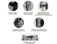 China Durable Waterproof Pressure Washing Suit Abrasion Resistant Power Washing Clothing Lightweight for sale