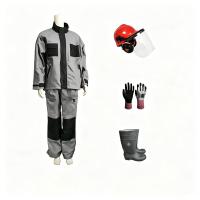 China Durable Waterproof Pressure Washing Suit Abrasion Resistant Power Washing Clothing Lightweight for sale