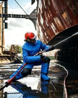 China Tear Resistant Full Body Protective Suits Water Repellent Pressure Washing Clothes Heavy Duty for sale