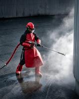 China Adjustable Straps Marine Safety Suit Quick Release Water Jetting Apron Heavy Duty for sale