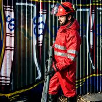 China Ergonomic Industrial Safety Coveralls Durable Protective Work Clothing Full Body for sale