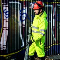 China Tear Resistant Pressure Washing Overalls High Strength Waterproof Work Overalls High Visibility for sale