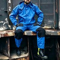 China Hooded Water Jetting Jacket Ultralight Protective Safety Clothes Waterproof for sale