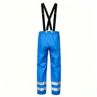 China Impact Resistant Waterproof Bib Trousers Reflective Waterproof Brace Trousers Lightweight for sale