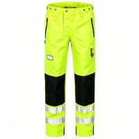 China Water Jetting High Visibility Bib Overalls Adjustable Waistband Heavy Duty Waterproof Coveralls Impact Resistant for sale
