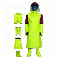 China Reinforced Pressure Washing Protective Clothing Windproof High Visibility Coverall Breathable for sale