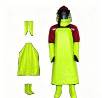 China Reinforced Pressure Washing Protective Clothing Windproof High Visibility Coverall Breathable for sale
