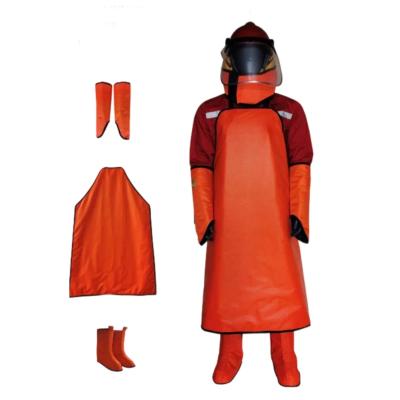 China Puncture Resistant Water Jetting Safety Suit Flexible Protective Clothing Coverall Adjustable for sale