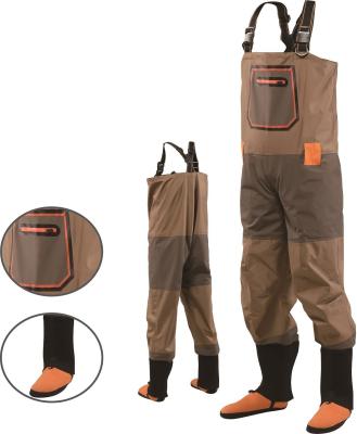 China Quick Dry Stockingfoot Waders Windproof Lightweight Waders Water Repellent For Fly Fishing for sale