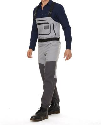China Breathable Fishing Waders Wear Resistant Waterproof Chest Waders Quick Dry For Fly Fishing for sale