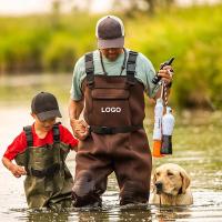 China Abrasion Resistant Neoprene Waders Windproof Bootfoot Waders Durable For Outdoor Angling Hunting for sale