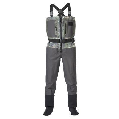 China Durable Fishing Waders Custom Sizes Breathable Chest Waders Waterproof For Fly Fishing Hunting for sale