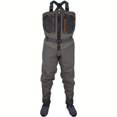 China Slip Resistant PVC Waders Durable Chest Waders Unisex For Outdoor Wading for sale