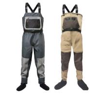 China Waterproof PVC Waders Breathable Cold Water Waders Ergonomic For Hunting Fly Fishing for sale