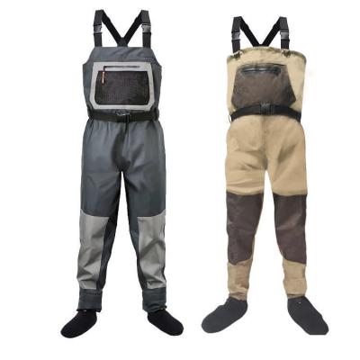 China Waterproof PVC Waders Breathable Cold Water Waders Ergonomic For Hunting Fly Fishing for sale