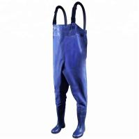 China Adjustable Straps Chest Waders Unisex Bootfoot Waders For Fishing Hunting for sale