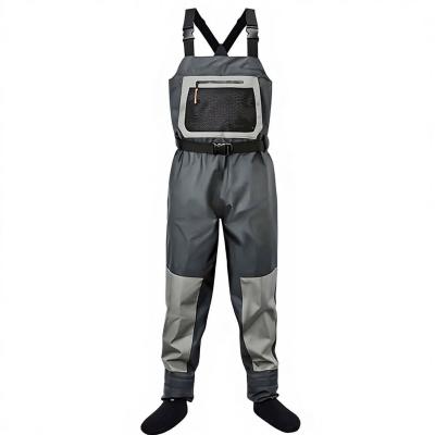 China Waterproof Wading Pants Wear Resistant Wading Trousers Full Body for sale