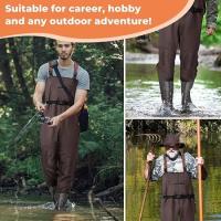 China Breathable Neoprene Chest Waders Stretch Insulated Waders Wear Resistant For Outdoor Construction for sale