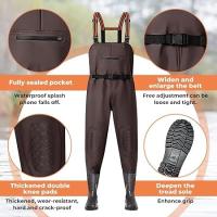 China Breathable Neoprene Chest Waders Stretch Insulated Waders Wear Resistant For Outdoor Construction for sale