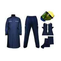 China Flame Resistant Arc Flash Lab Coat Water Repellent Anti Static Lab Coat High Visibility for sale