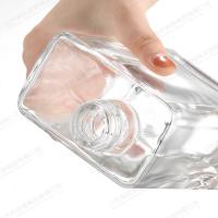 China Whisky Guitar Shaped Glass Bottle With Healthy Lead Free Glass Material for sale