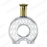 China Rubber Stopper Sealing Type Large Crystal Wine Decanter for Whisky Xo Glass Bottle for sale