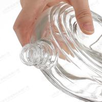China 750ml Clear Glass Wine Bottle With Metal Cap Custom Size Accepted for Tequila and Wine for sale