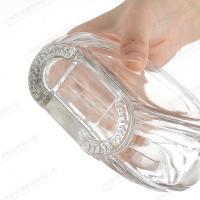 China 750ml Clear Glass Wine Bottle With Metal Cap Custom Size Accepted for Tequila and Wine for sale