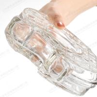 China Rubber Stopper Sealing Type Large Crystal Wine Decanter for Whisky Xo Glass Bottle for sale